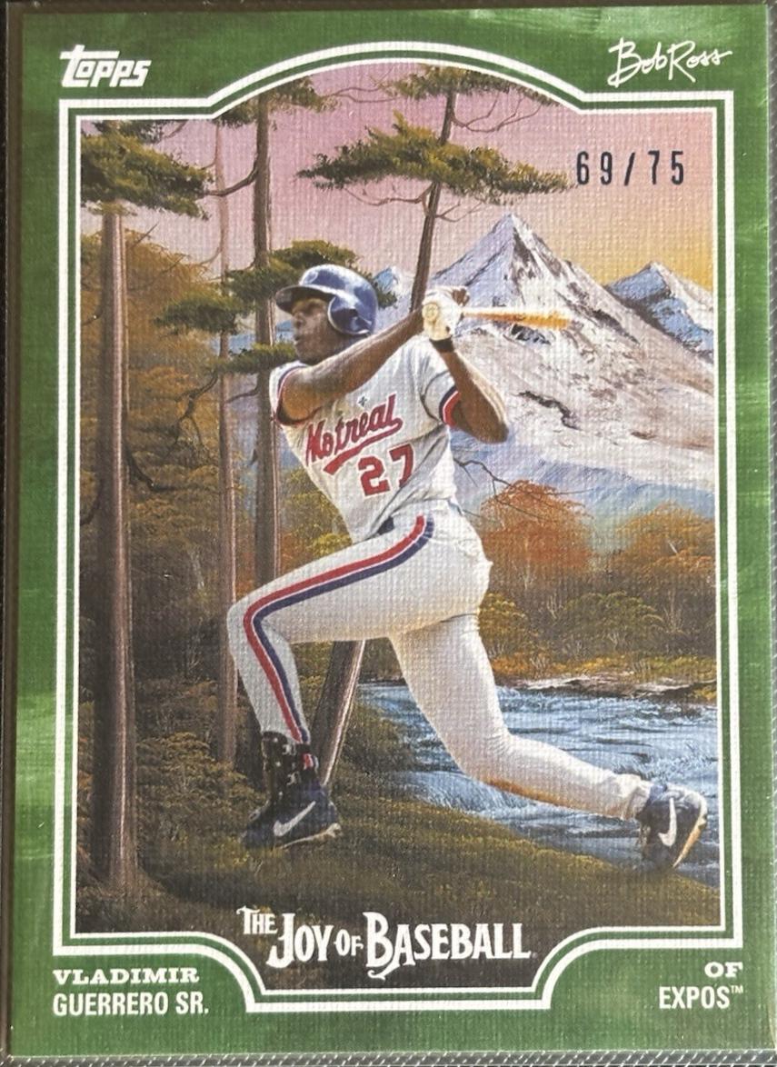 Vladimir Guerrero Sr. [Sap Green] #59 Prices | 2025 Topps X Bob Ross ...