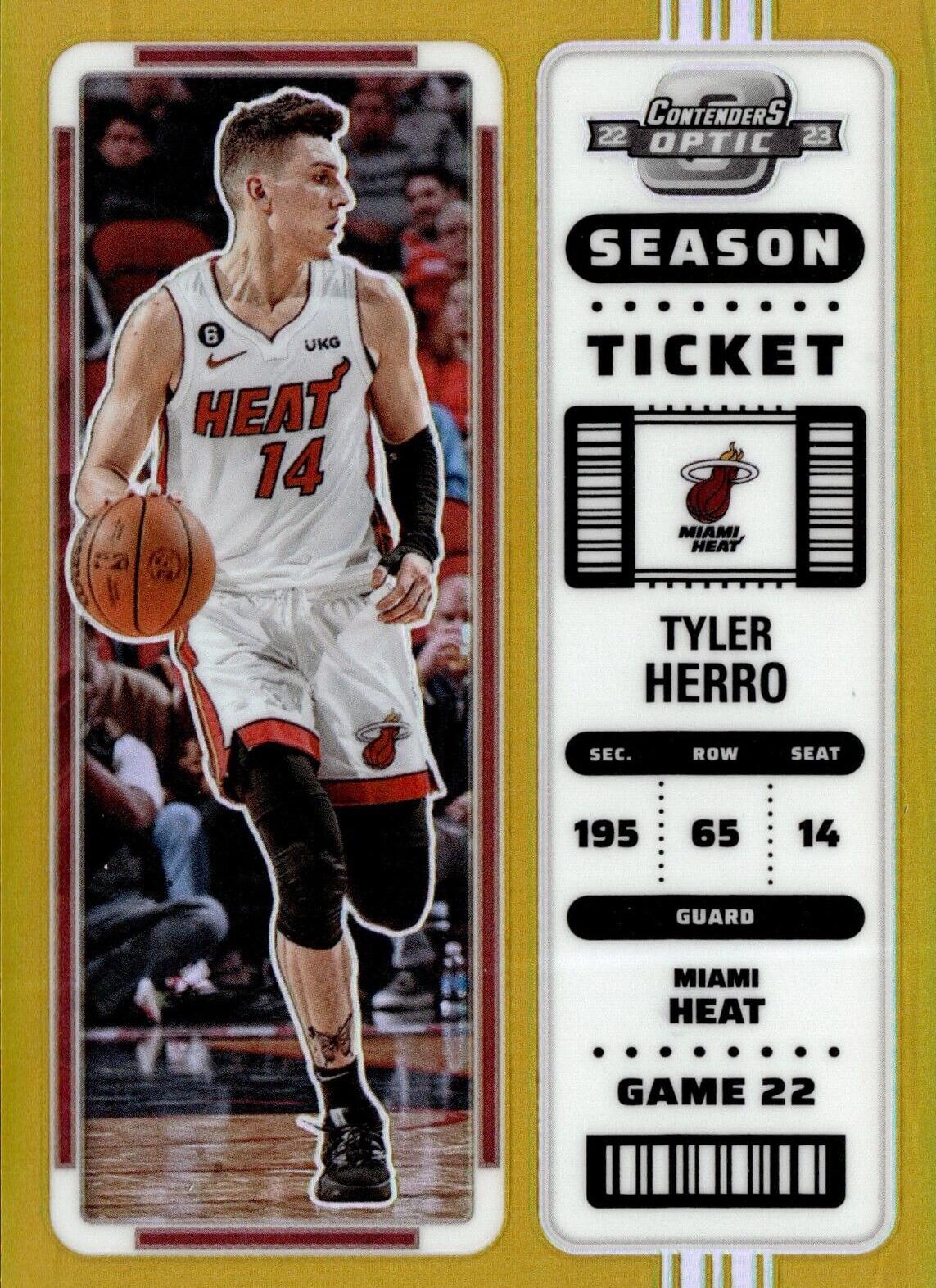 Tyler Herro [Gold] #29 Prices | 2022 Panini Contenders Optic ...
