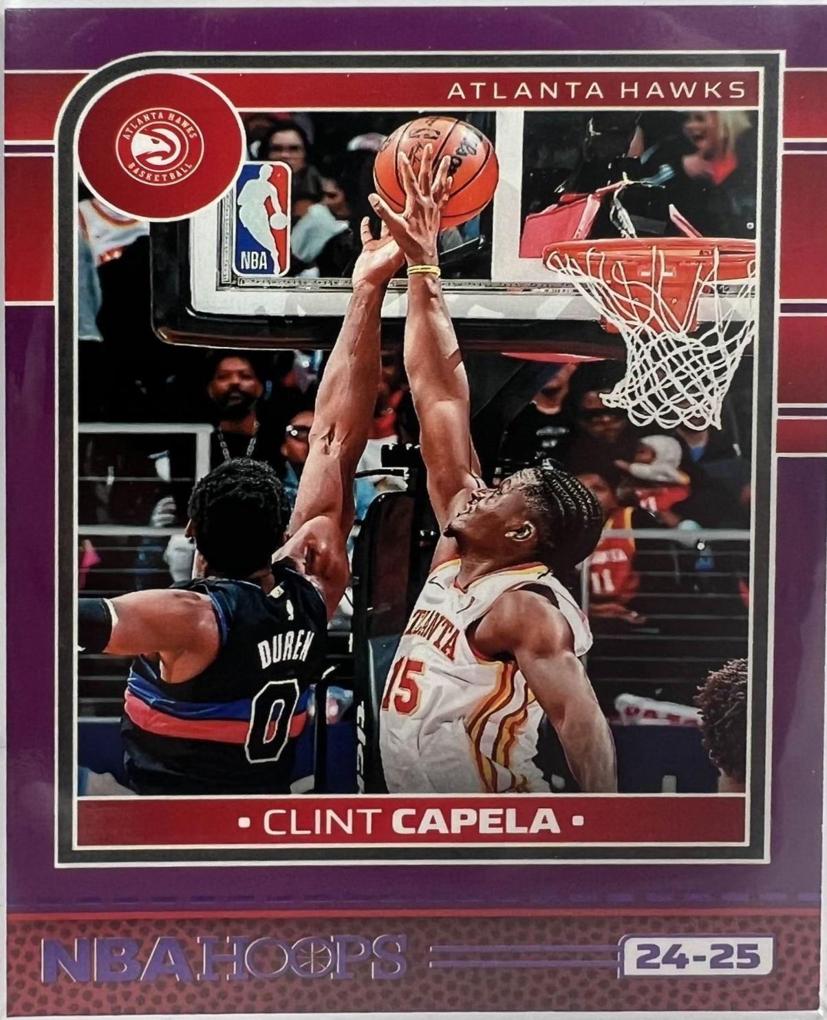 Clint Capela [Purple] #40 Prices | 2024 Panini NBA Hoops | Basketball Cards