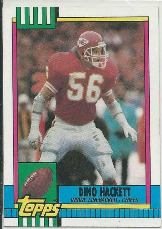 Dino Hackett #262 Prices | 1990 Topps | Football Cards