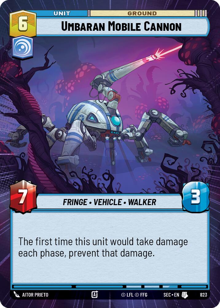 Umbaran Mobile Cannon [Hyperspace Foil] #823 Prices | Star Wars ...