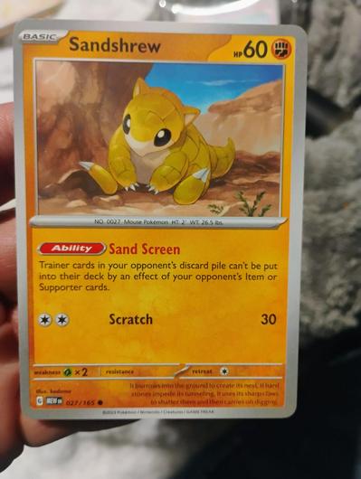 Sandshrew | Ungraded | Pokemon Scarlet & Violet 151