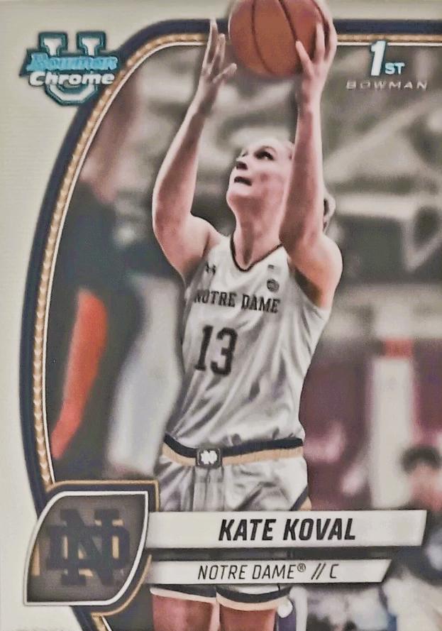 Kate Koval #42 Prices | 2024 Bowman Chrome University | Basketball Cards