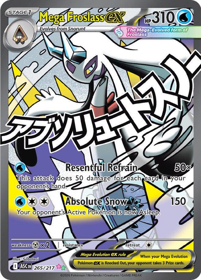 Mega Froslass ex #265 Prices | Pokemon Ascended Heroes | Pokemon Cards