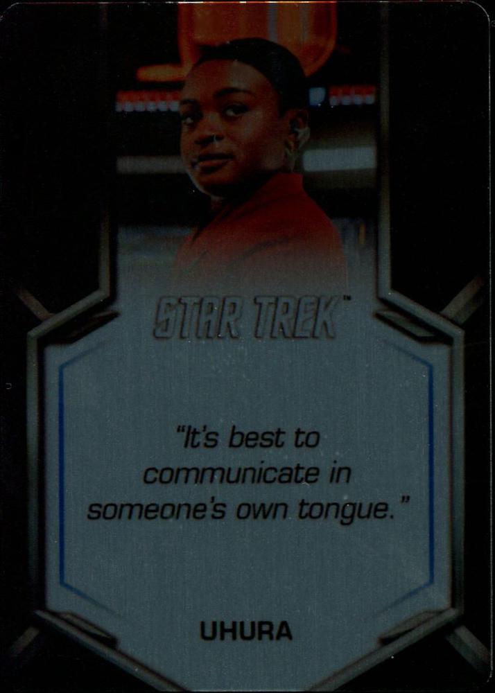 Ensign Nyota Uhura #E58 Prices | 2025 Rittenhouse Star Trek Strange New ...