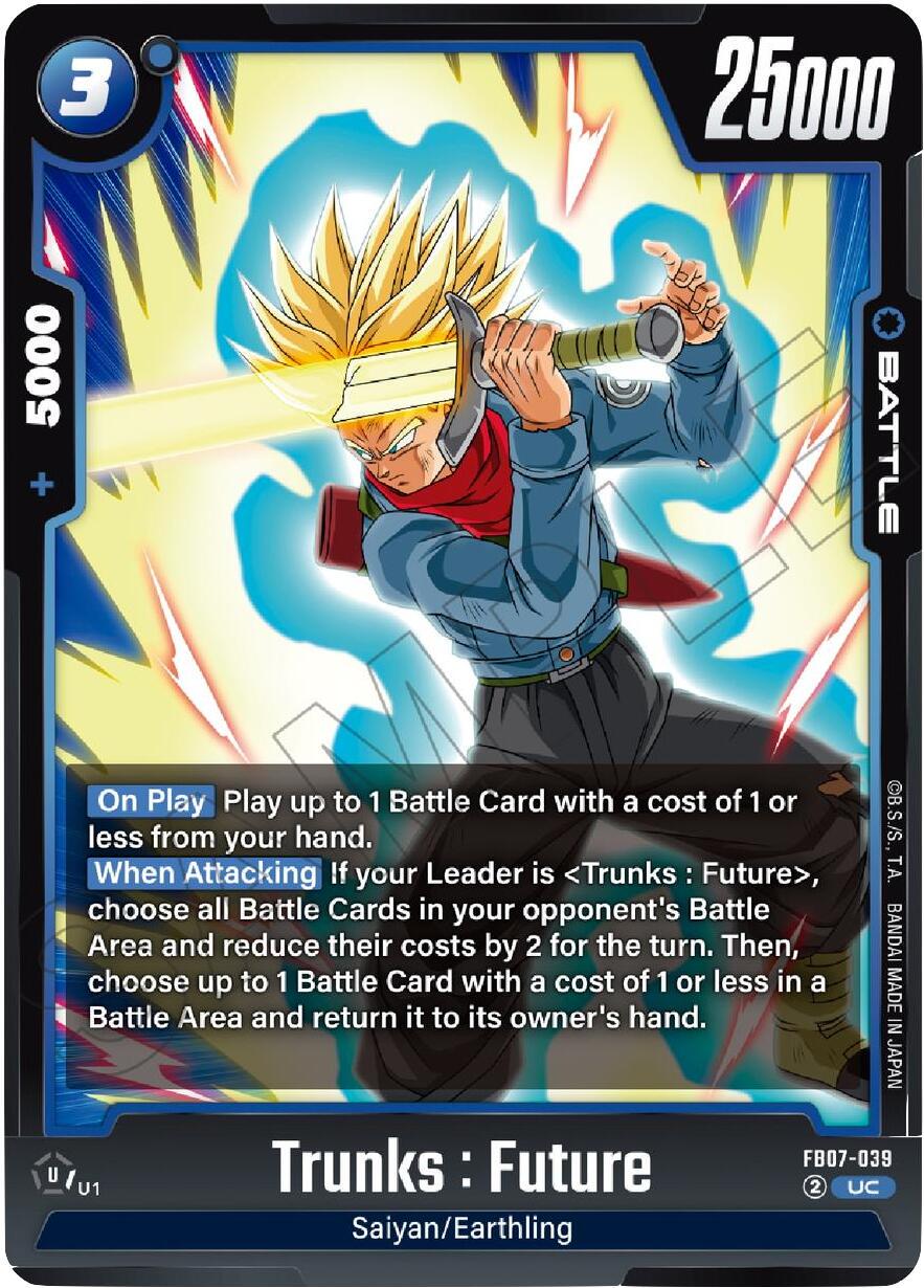 Trunks: Future FB07-039 Prices | Dragon Ball Super Wish For Shenron ...
