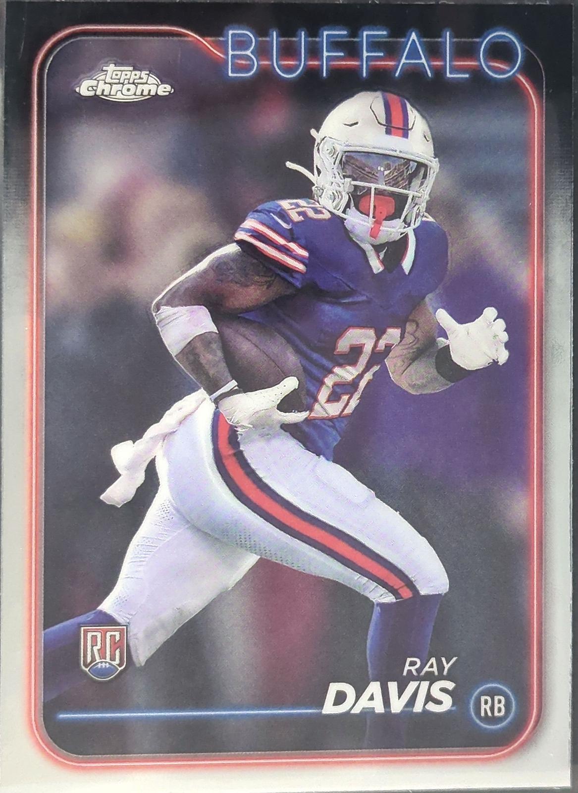 Ray Davis #253 Prices [Rookie] | 2024 Topps Chrome | Football Cards