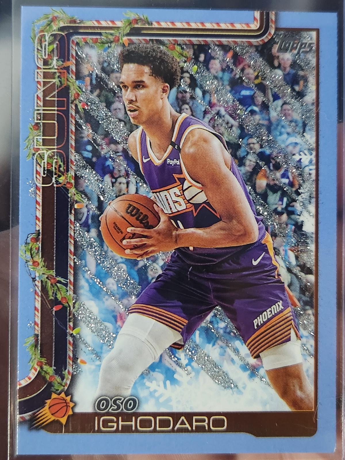 Oso Ighodaro [Light Blue White Glitter] #H128 Prices | 2025 Topps ...