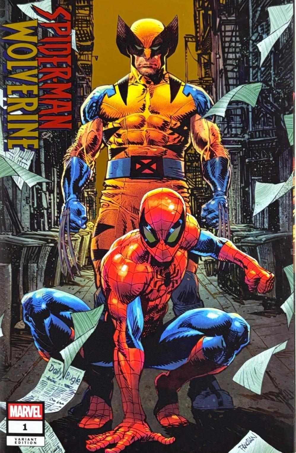 Spider-Man & Wolverine [Whatnot Panosian Year In Marvel Blind Bag Gold ...