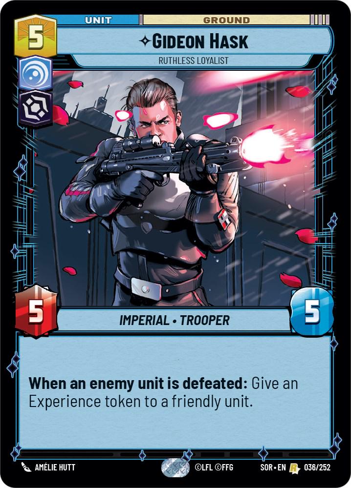 Gideon Hask #36 Prices | Star Wars Unlimited: Spark of Rebellion | Star ...