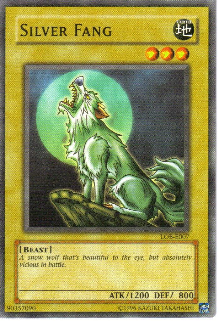 Silver Fang LOB-E007 Prices | YuGiOh Legend of Blue Eyes White Dragon ...