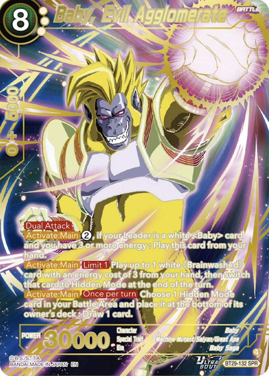Baby, Evil Agglomerate [SPR Foil] BT29-132 Prices | Dragon Ball Fusion ...