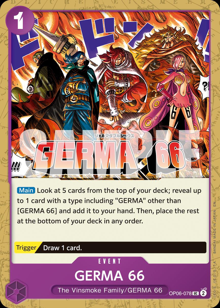 GERMA 66 [PRB-02] OP06-078 Prices | One Piece Premium Booster 2 | One ...