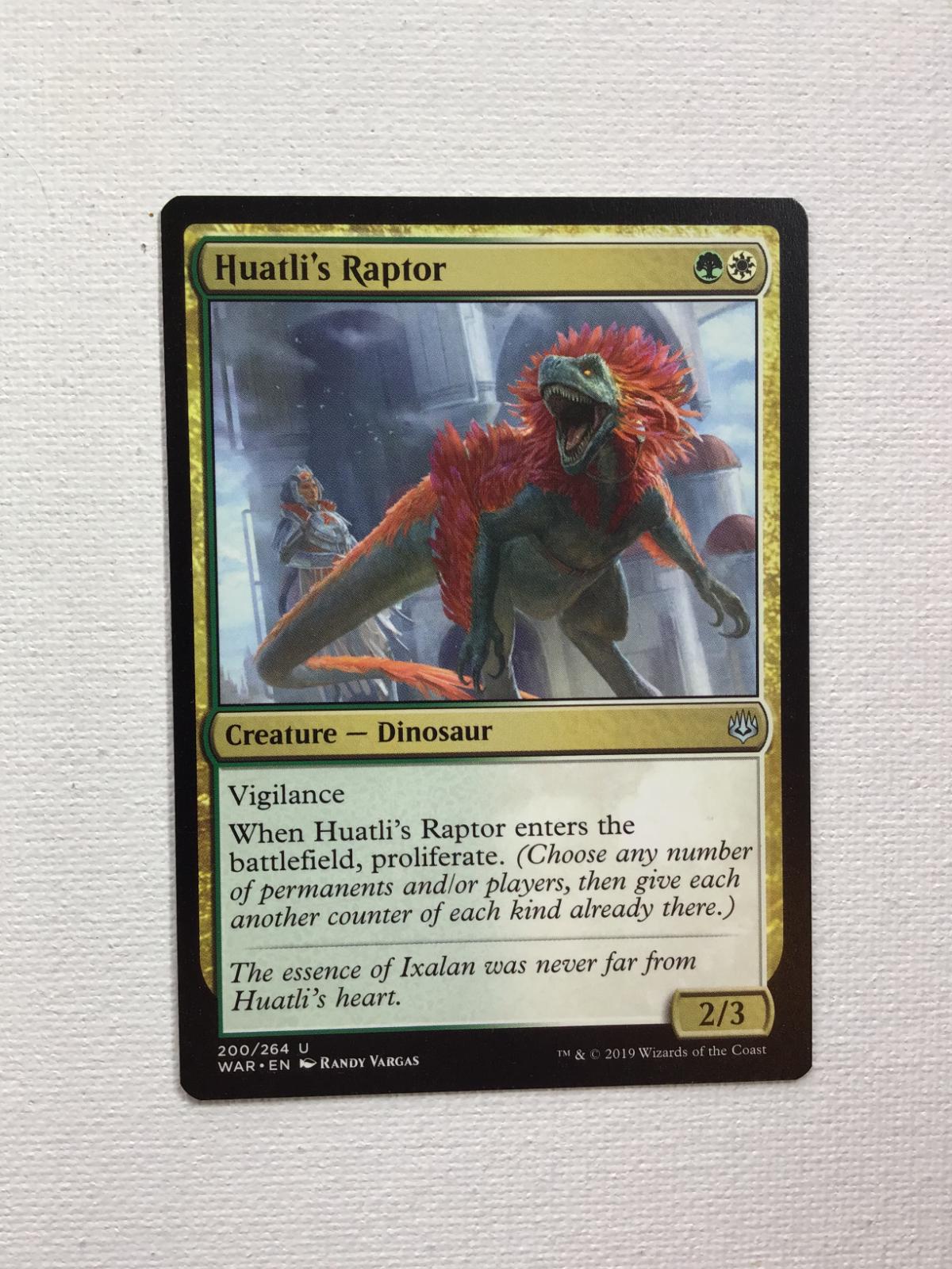 Huatli's Raptor | Ungraded | Magic War of the Spark