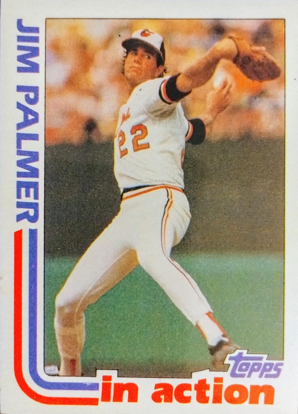 Jim Palmer [In Action] #81 Prices | 1982 Topps | Baseball Cards