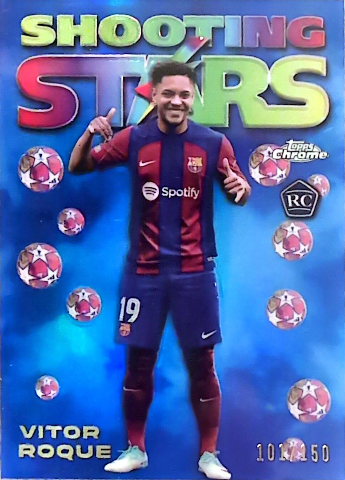 Vitor Roque [Blue] #98-7 Prices | 2023 Topps Chrome UEFA Club 1998 ...