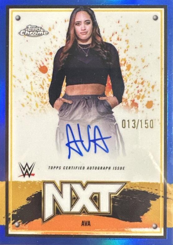 Ava [Blue Refractor] #NXT-AVA Prices | 2025 Topps Chrome WWE NXT ...