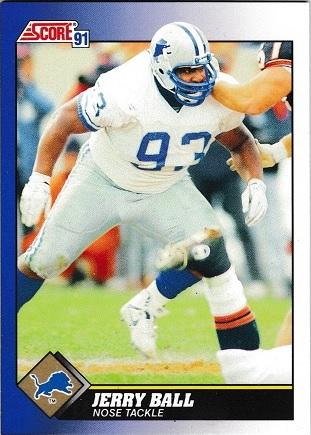 Jerry Ball #98 Prices | 1991 Score | Football Cards