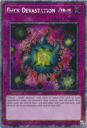 Deck Devastation Virus [Platinum Secret Rare] RA03-EN150 Prices | YuGiOh Quarter Century Bonanza ...