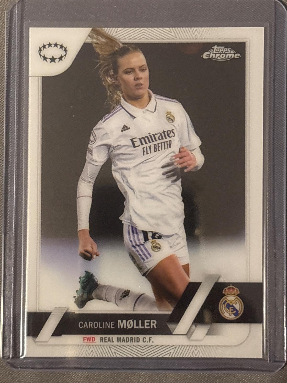 Caroline Moller #77 Prices | 2022 Topps Chrome UEFA Women's Champions ...