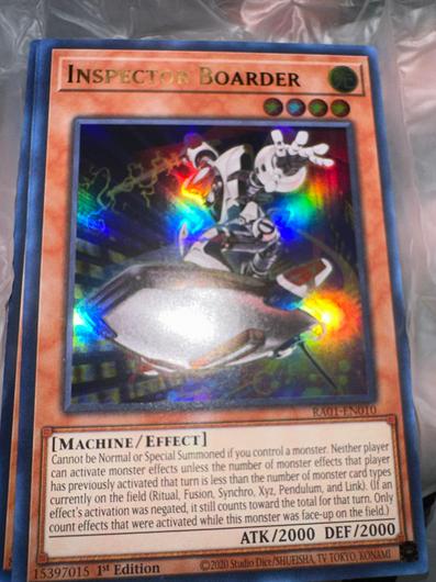 Inspector Boarder [Quarter Century Secret Rare] | Ungraded | YuGiOh ...