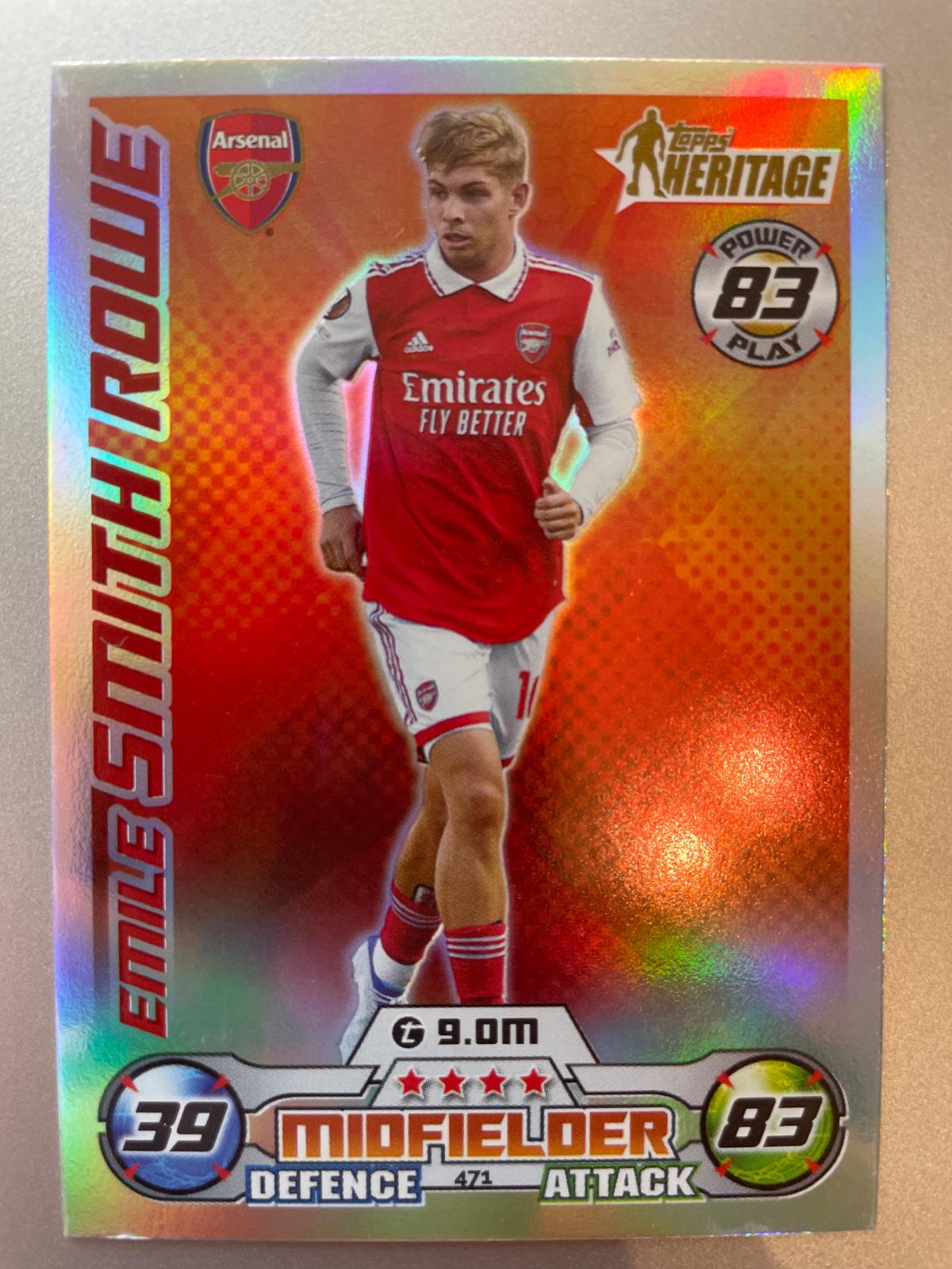 Emile Smith Rowe #471 Prices | 2022 Topps Match Attax UEFA Champions ...