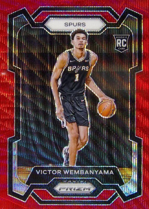Victor Wembanyama [Ruby Wave] #136 Prices | 2023 Panini Prizm ...