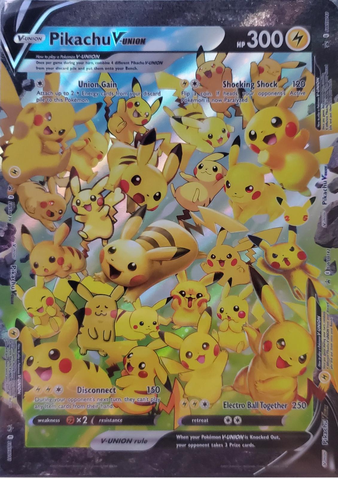 Pikachu V Union [Jumbo] #SWSH141 Prices | Pokemon Celebrations ...