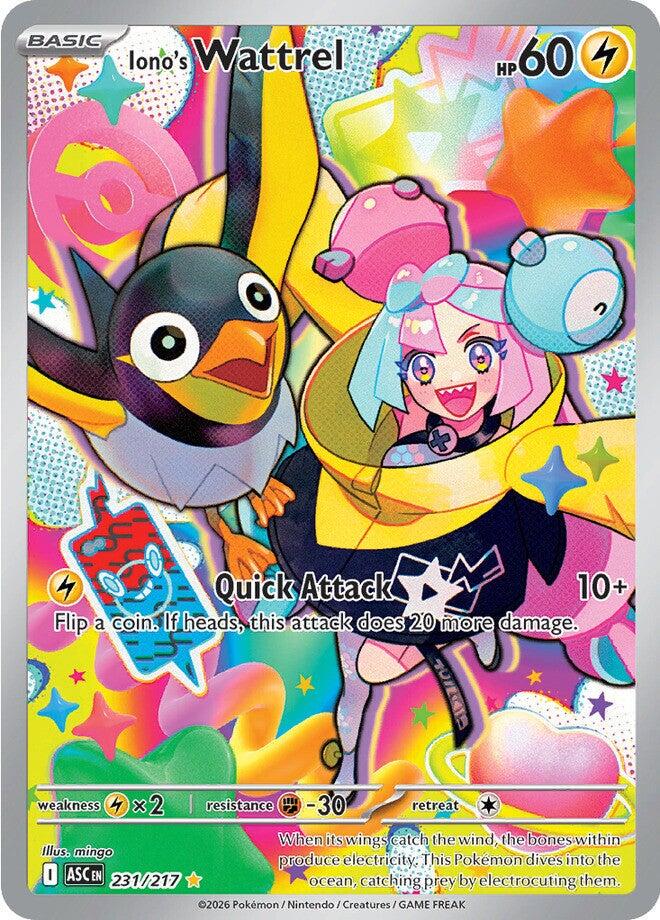 Iono's Wattrel #231 Prices | Pokemon Ascended Heroes | Pokemon Cards