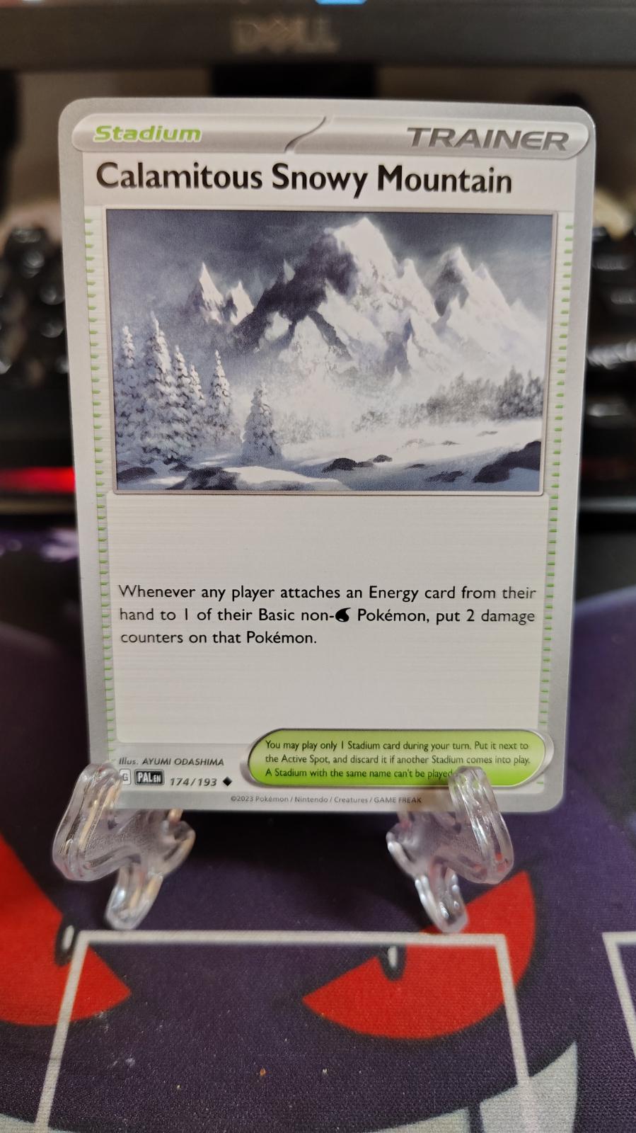 Calamitous Snowy Mountain | Ungraded | Pokemon Paldea Evolved