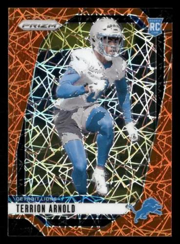 Terrion Arnold [Orange Lazer] #389 Prices [Rookie] | 2024 Panini Prizm ...