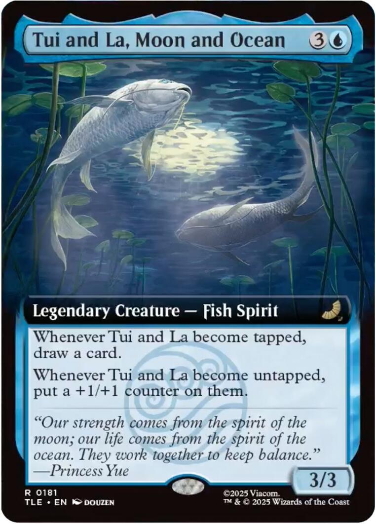 Tui and La, Moon and Ocean [Extended Art] #181 Prices | Magic Avatar ...