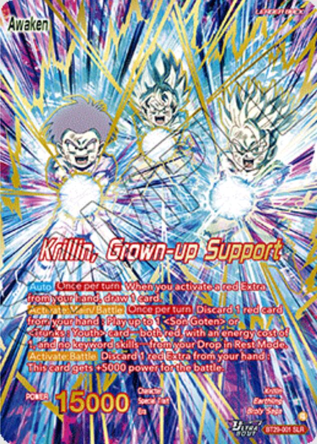 Krillin // Krillin, Grown-up Support [SLR Foil] BT29-001 Prices ...