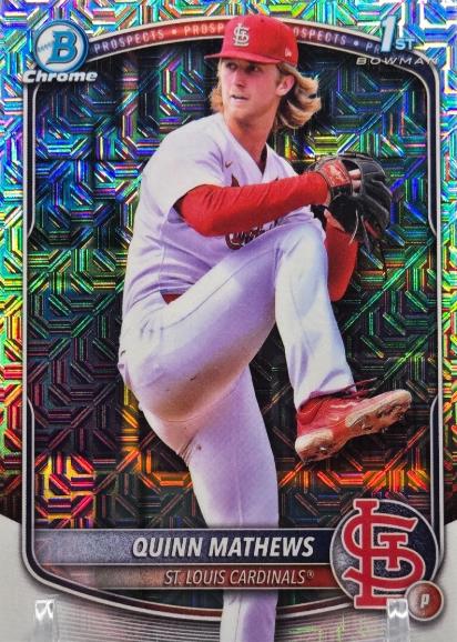 Quinn Mathews [Mojo] #BCP-25 Prices | 2025 Bowman Chrome Prospects ...