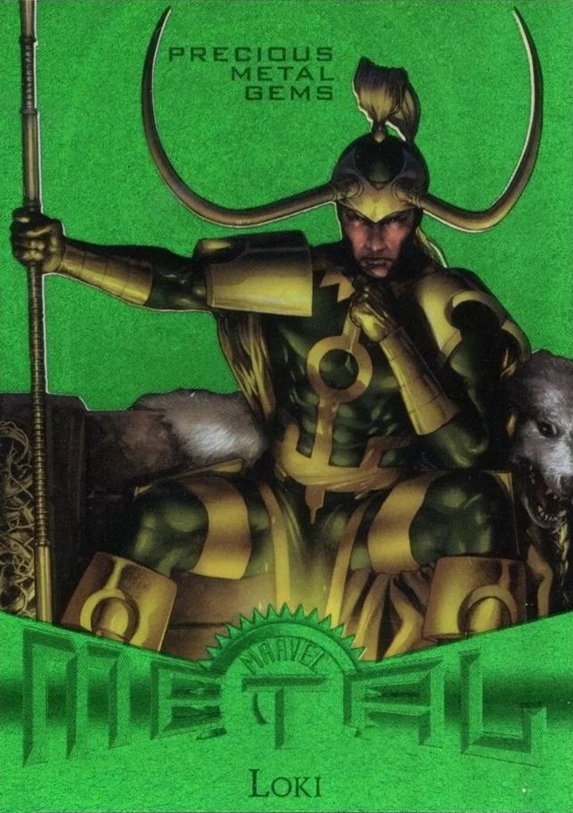 Loki [Green Precious Metal Gems] #35 Prices | Marvel 2013 Fleer Retro ...