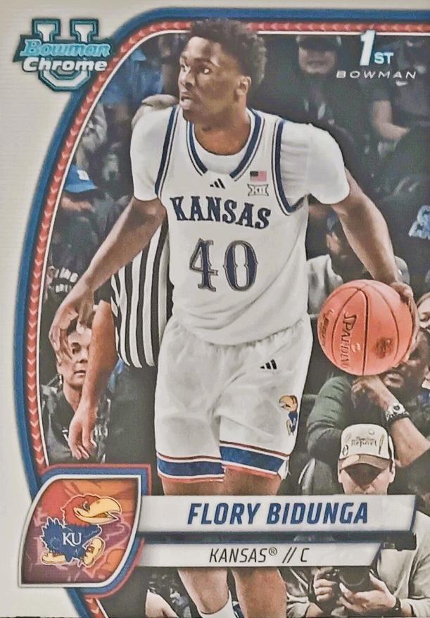Flory Bidunga #24 Prices | 2024 Bowman Chrome University | Basketball Cards