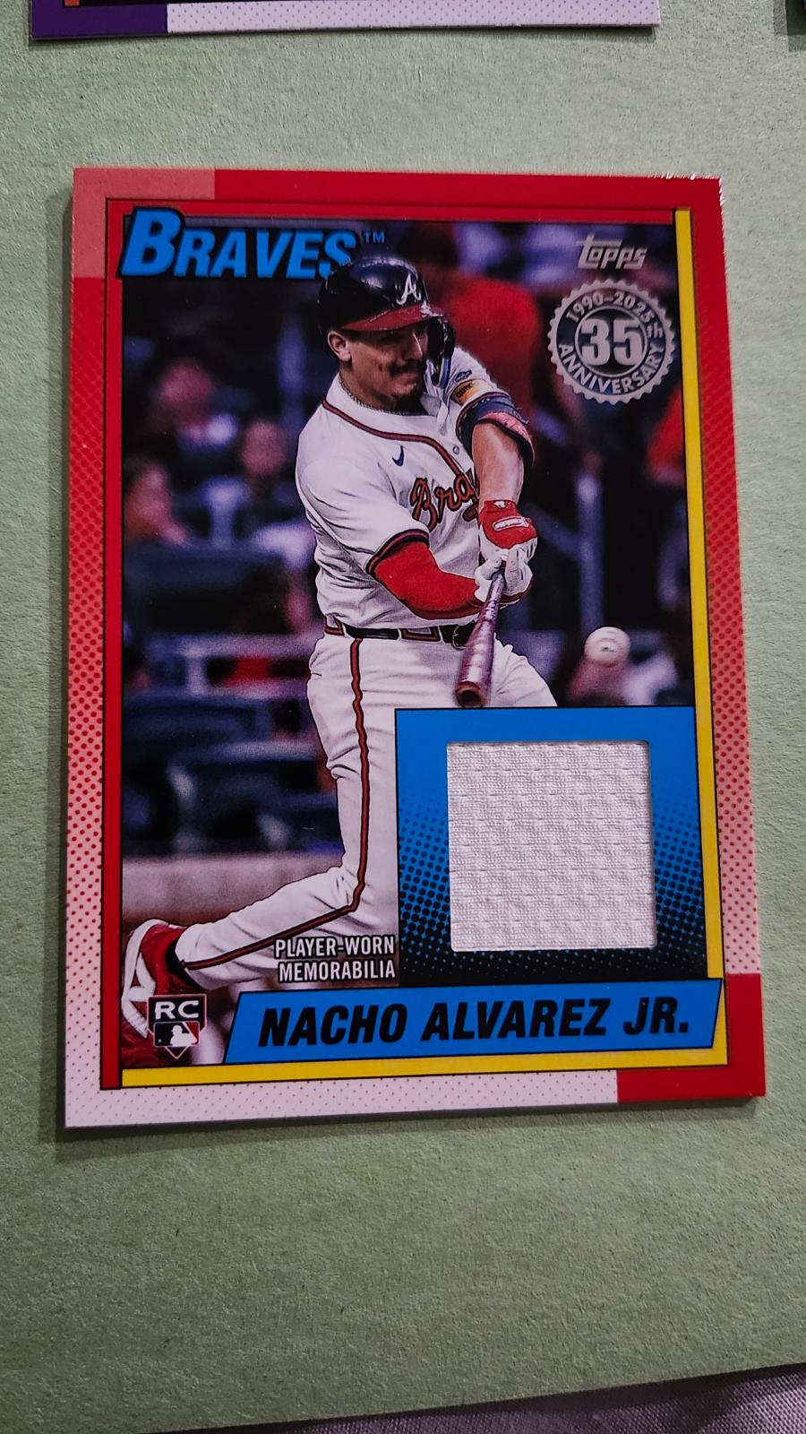 Nacho Alvarez Jr. #90R2-NA Prices | 2025 Topps 1990 Relic | Baseball Cards