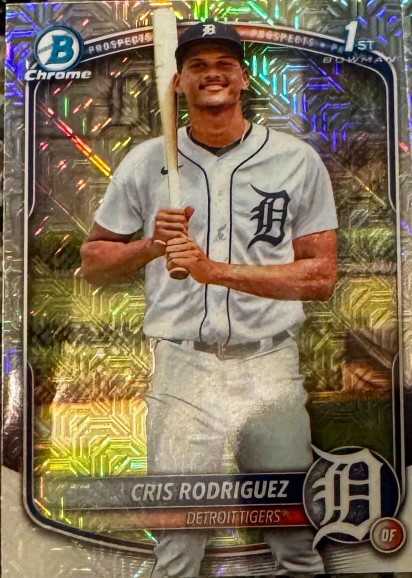 Cris Rodriguez [Mojo] #BCP-250 Prices | 2025 Bowman Chrome Prospects ...