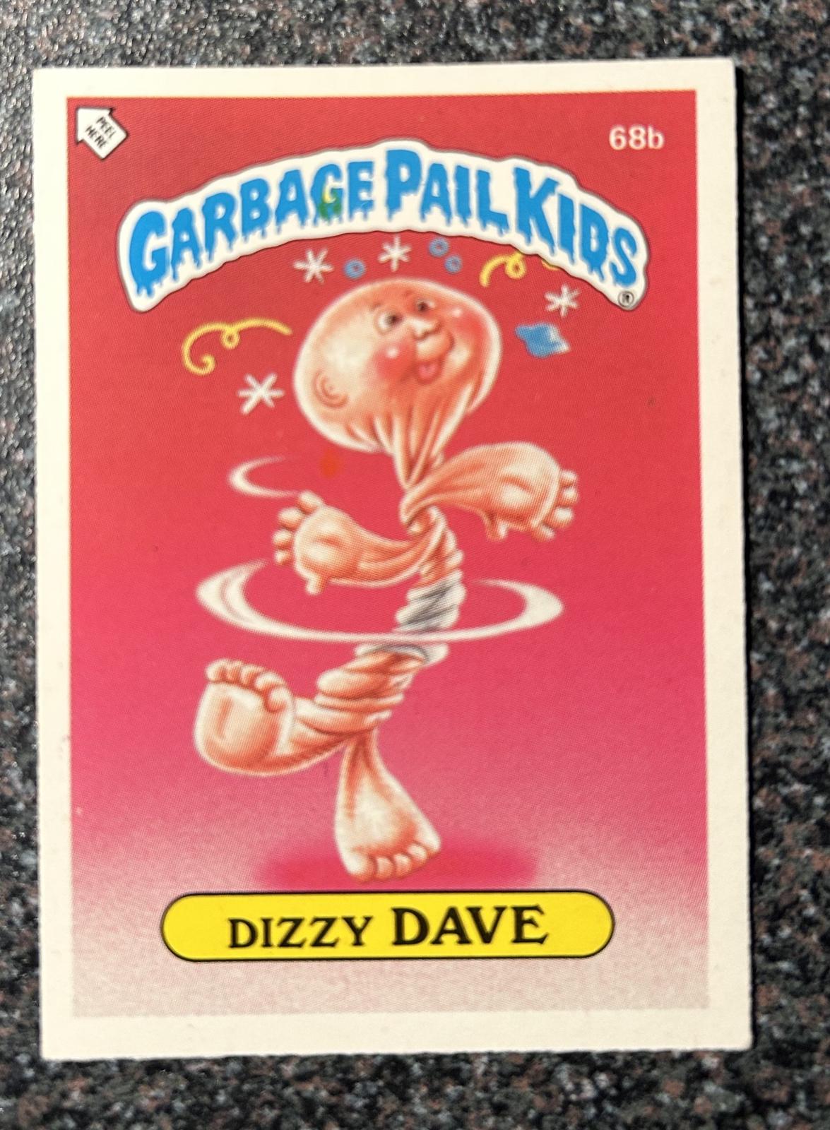 Dizzy Dave #68B Prices | Garbage Pail Kids 1985 Mini | GPK Cards
