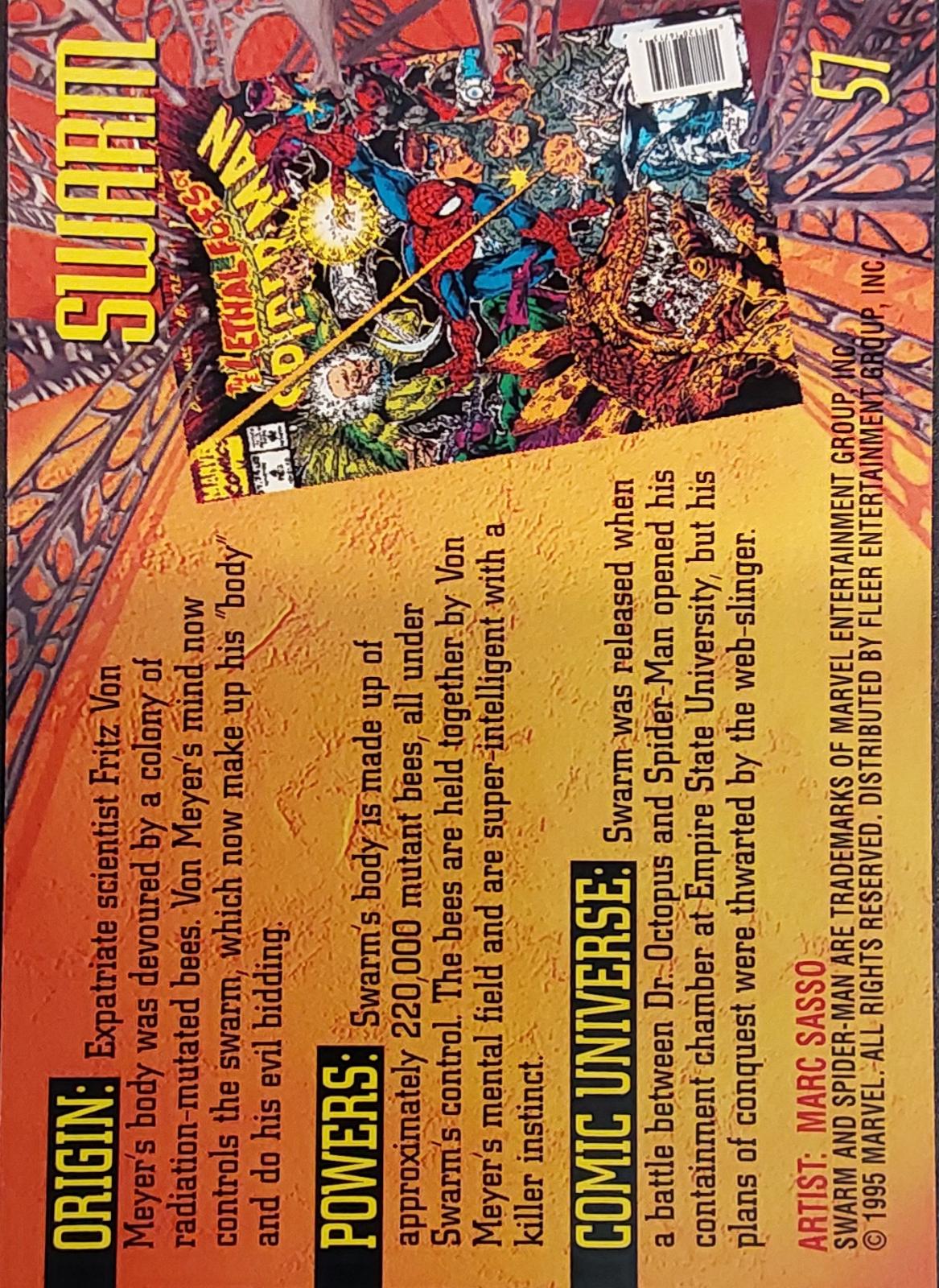 Swarm #57 Prices | Marvel 1995 Ultra Spider-Man | Marvel Cards