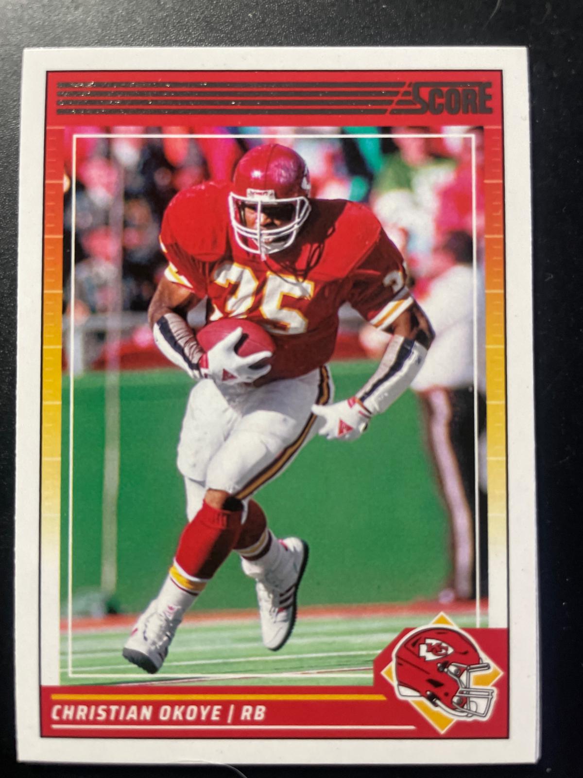 Christian Okoye #144 Prices | 2024 Panini Score | Football Cards