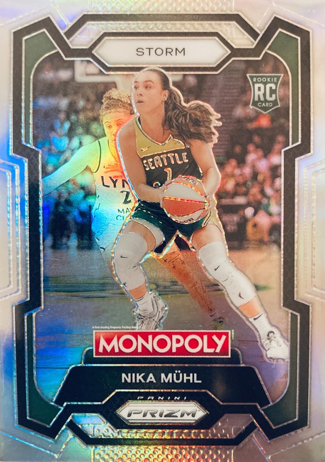 Nika Muhl [Silver] #4 Prices [Rookie] | 2024 Panini Prizm Monopoly WNBA ...