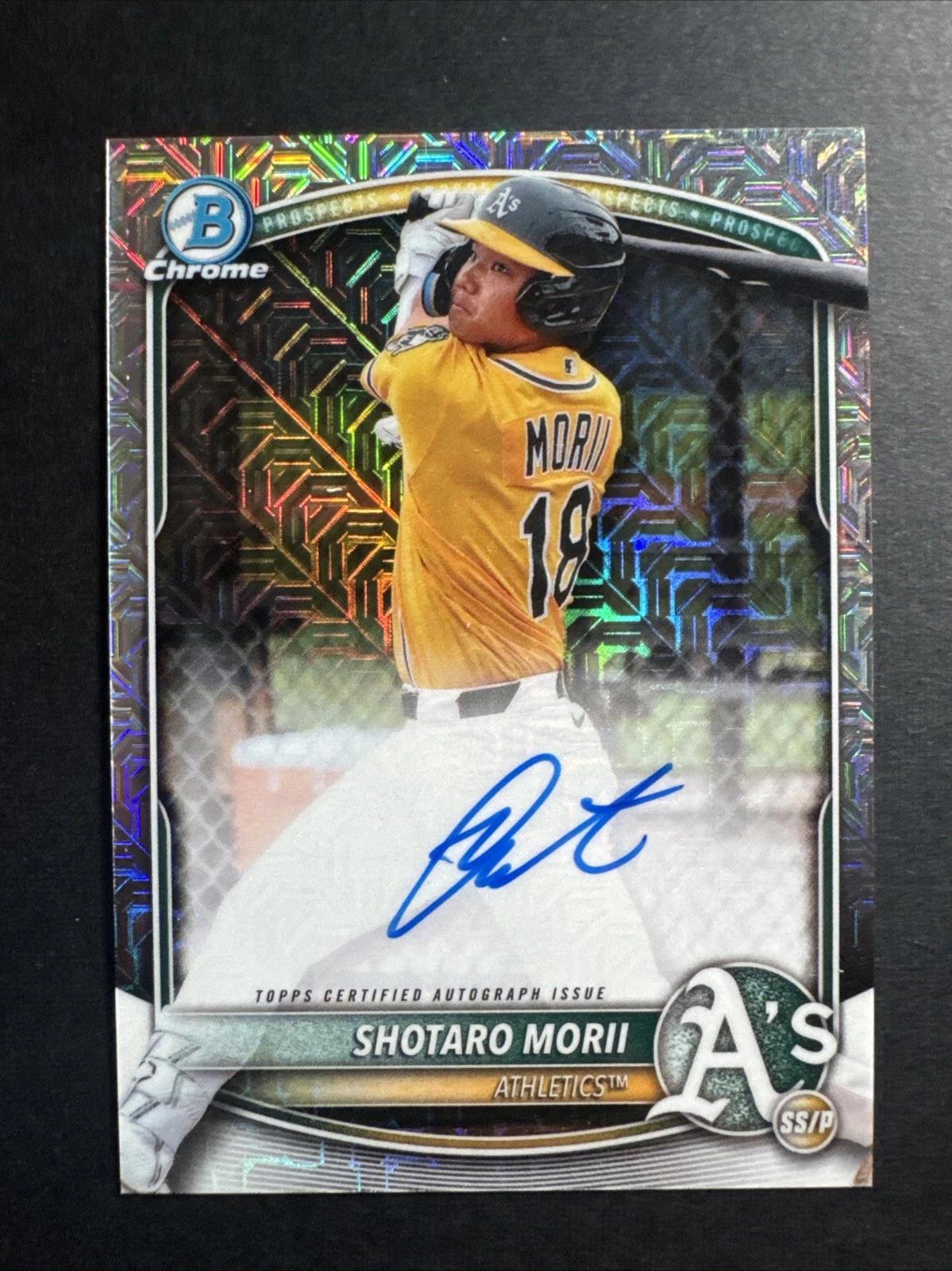 Shotaro Morii #BMA-SM Prices | 2025 Bowman Chrome Mega Box Prospects ...