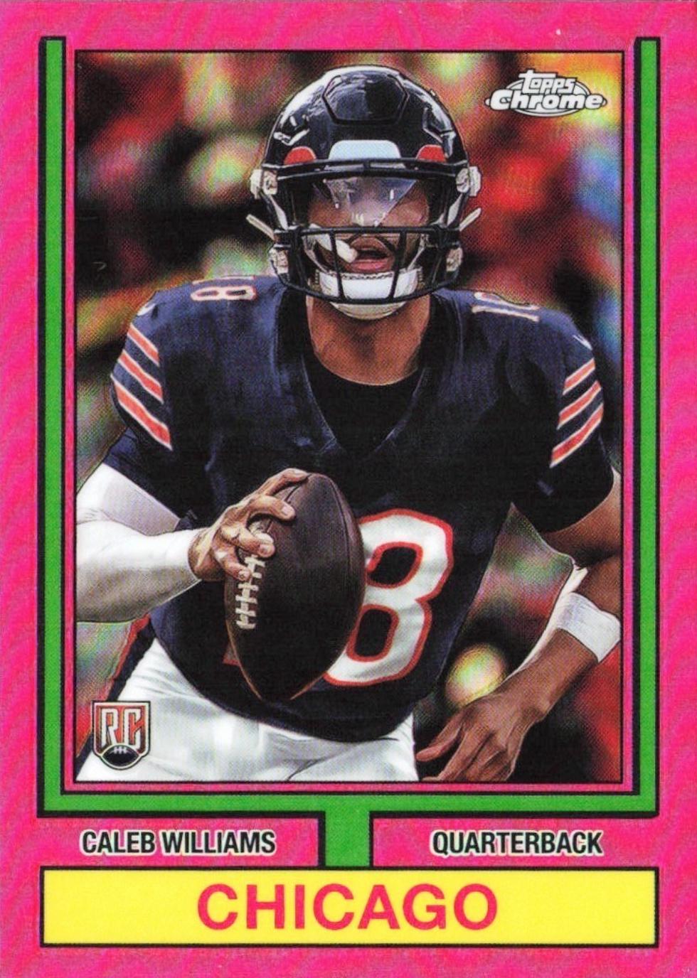 Caleb Williams [Pink Refractor] #74TF-1 Prices | 2024 Topps Chrome 1974 ...