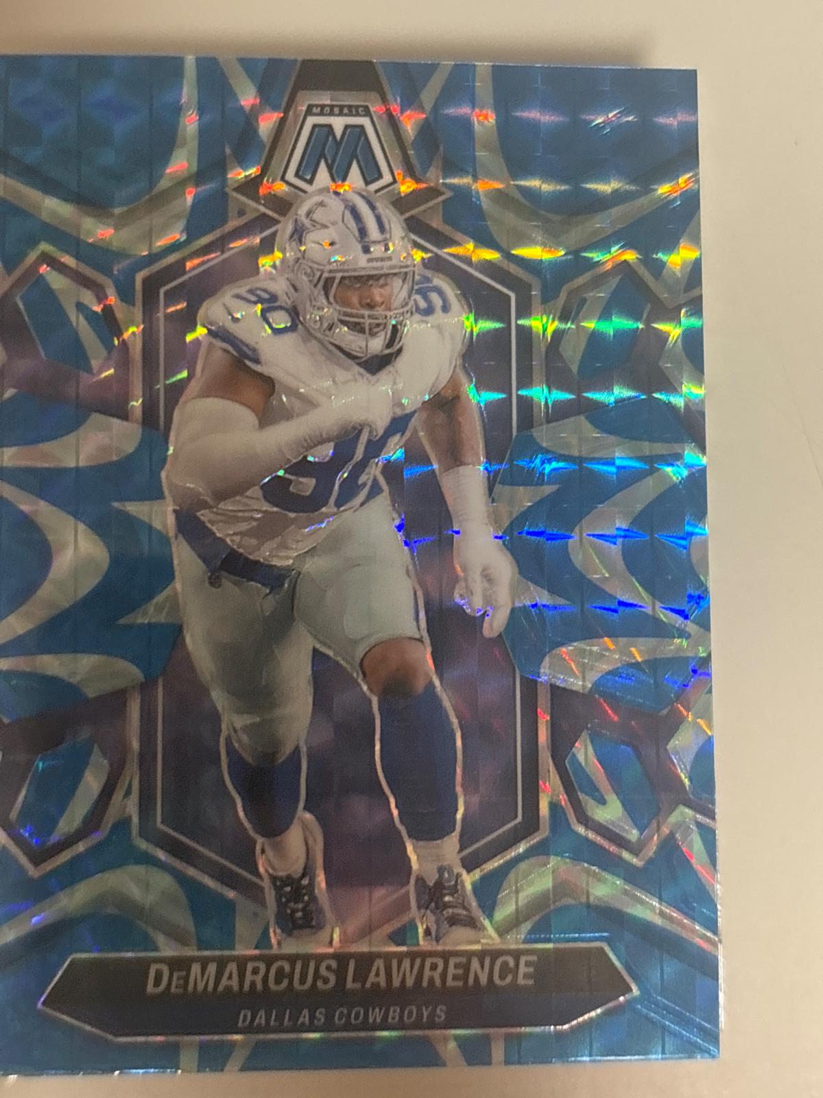 DeMarcus Lawrence [Blue Reactive] #61 Prices | 2024 Panini Mosaic ...