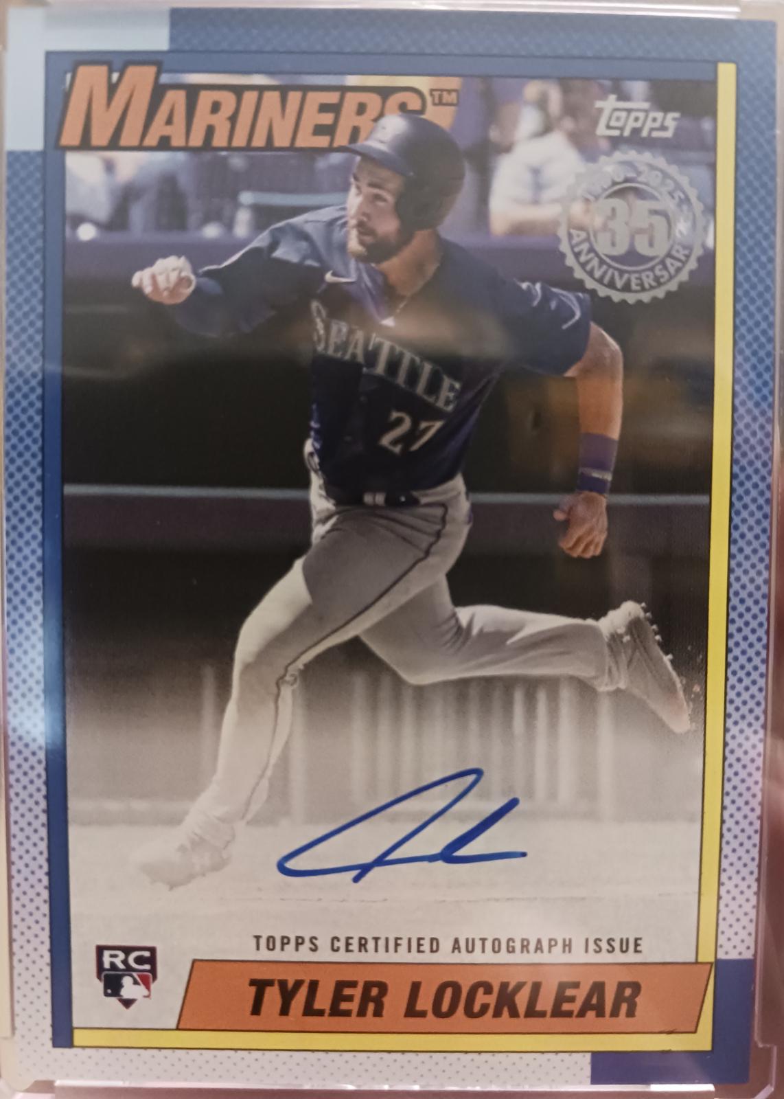 Tyler Locklear #90A-TL Prices | 2025 Topps 1990 Autograph | Baseball Cards