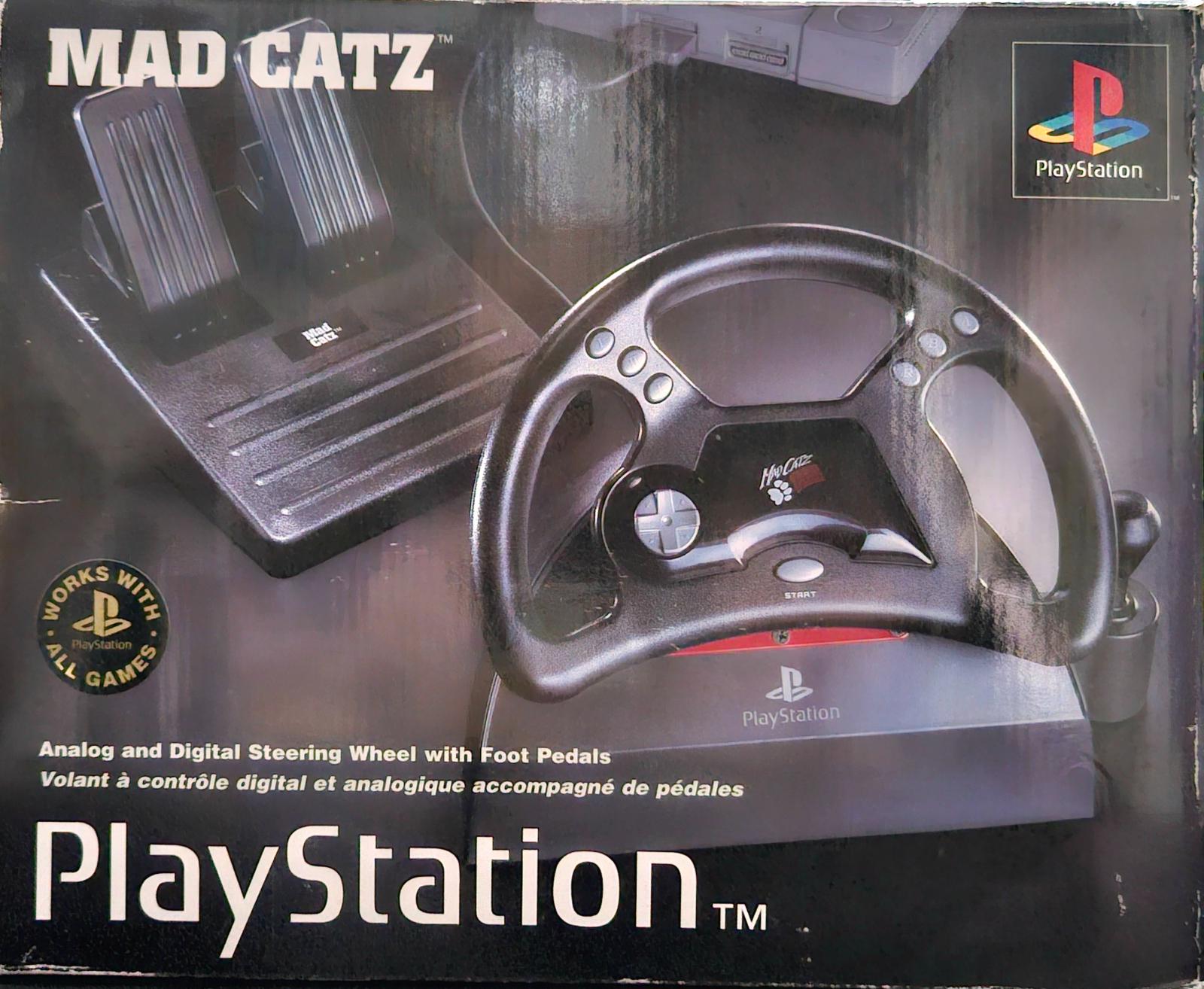 Mad Catz Dual Force Racing Wheel & Pedal Prices Playstation | Compare ...