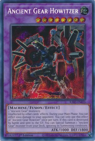 Ancient Gear Howitzer [Secret Rare] RA03-EN035 Prices | YuGiOh Quarter ...