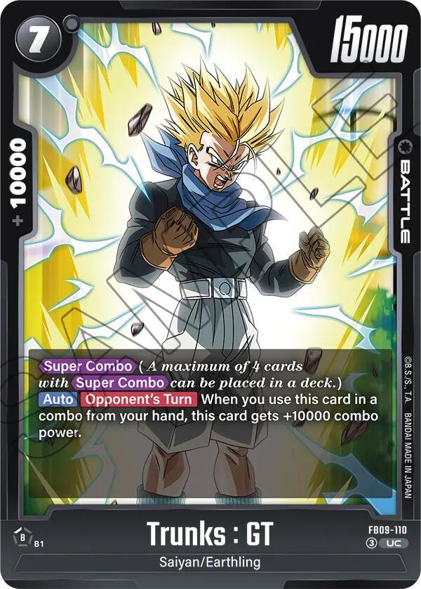 Trunks: GT FB09-110 Prices | Dragon Ball Fusion World Dual Evolution ...
