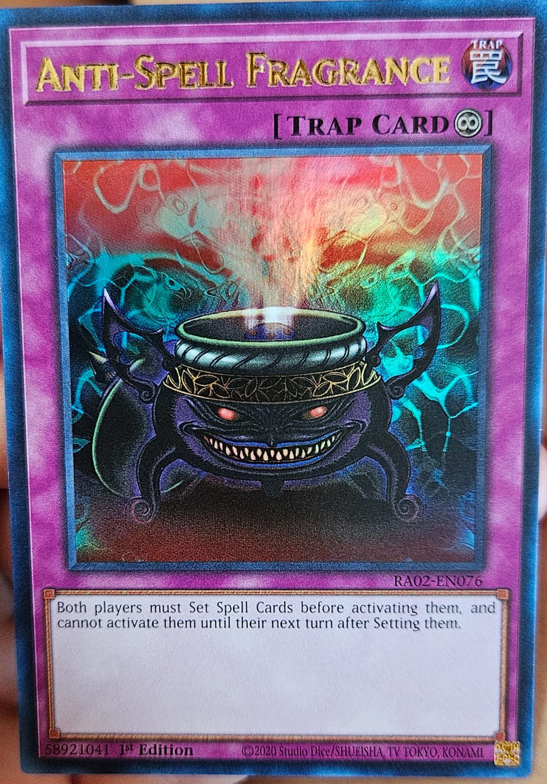 Anti-Spell Fragrance [Ultra Rare] RA02-EN076 Prices | YuGiOh 25th ...